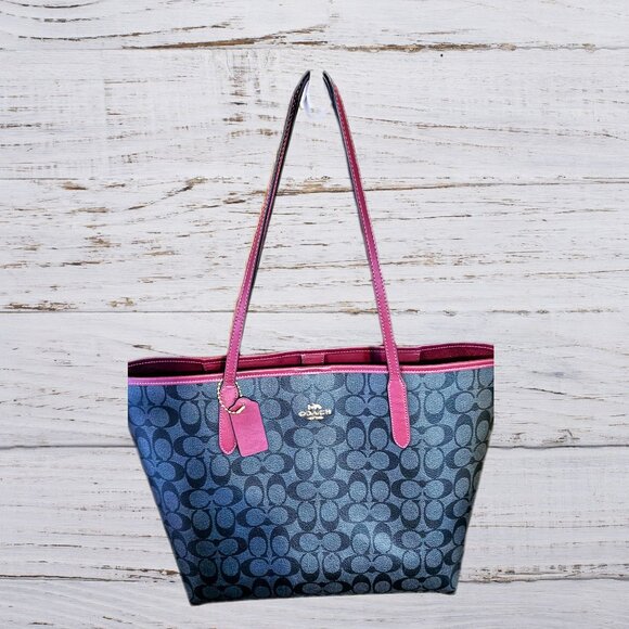 Coach | Bags | Coach City Tote Bag In Signature Canvas | Poshmark